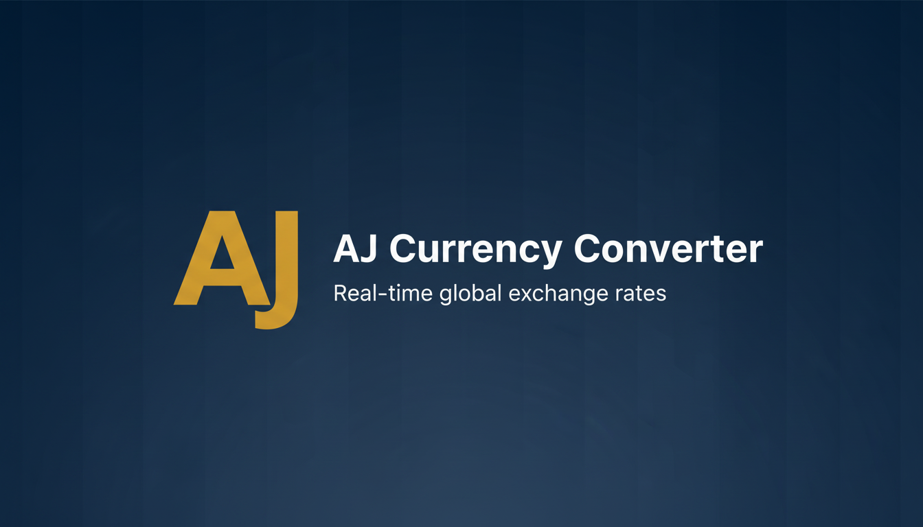 AJ Currency Converter - Real-Time Global Exchange Rates | AJ Currency Rate